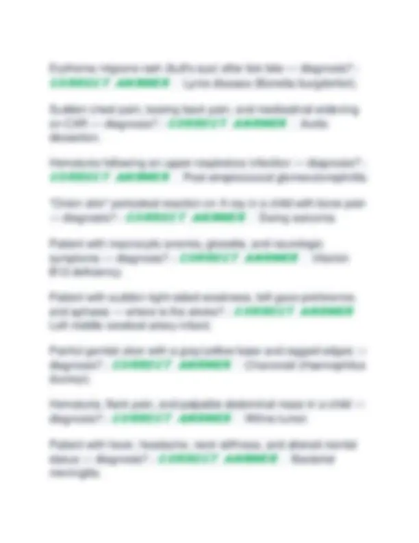 JULY 2025 High-Yield Clinical Flashcards for COMSAE 115 (70 QUESTIONS ...