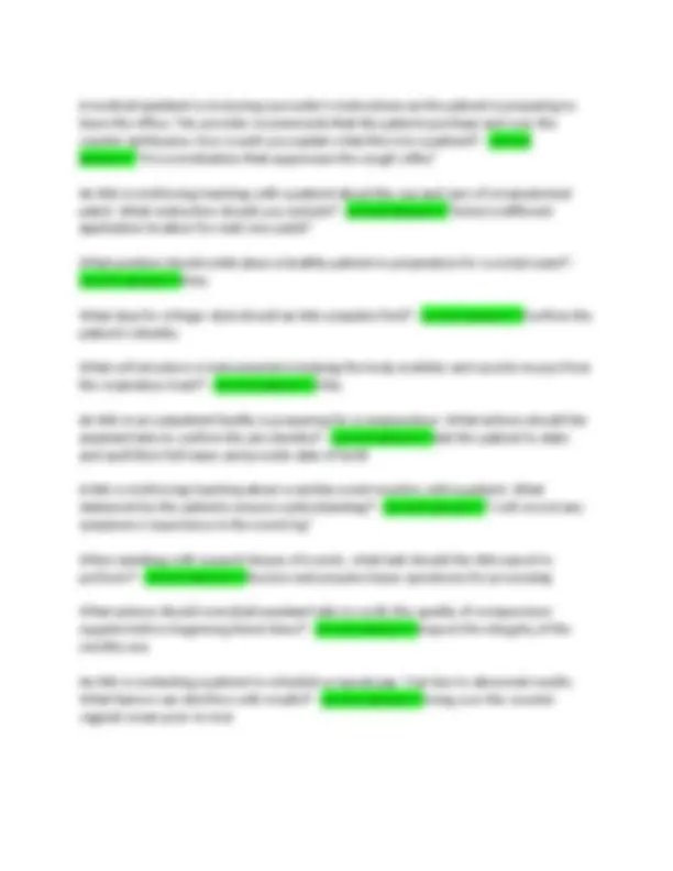 Medical Assistant (CCMA/NHA) Practice Exam 2025-2026: Q&A | Exams ...