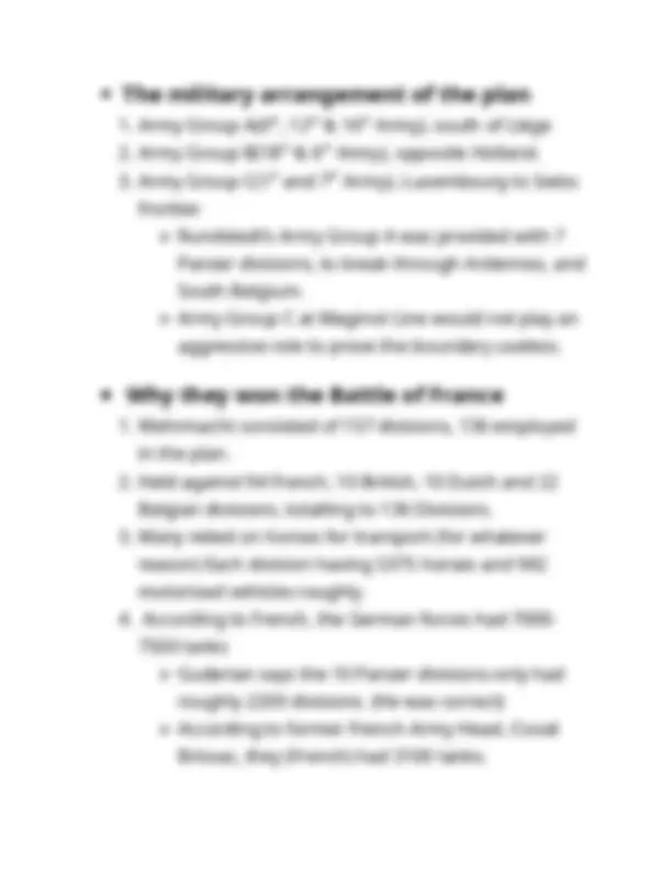 A short overview of the Sichelschnitt/Manstein Plan of 1940 | Essays ...