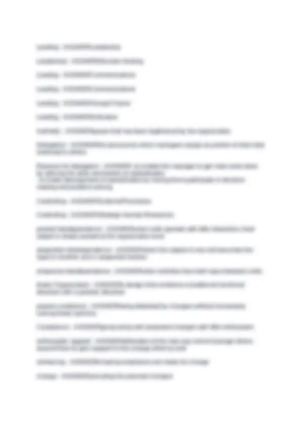 UNIT 8 - GB 370 GENTRY CORRECT 100% | Exams Advanced Education | Docsity