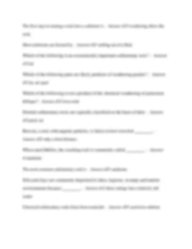 2025 Geology Chapter 3 EXAM REVIEW WITH COMPLETE & VERIFIED SOLUTIONS ...