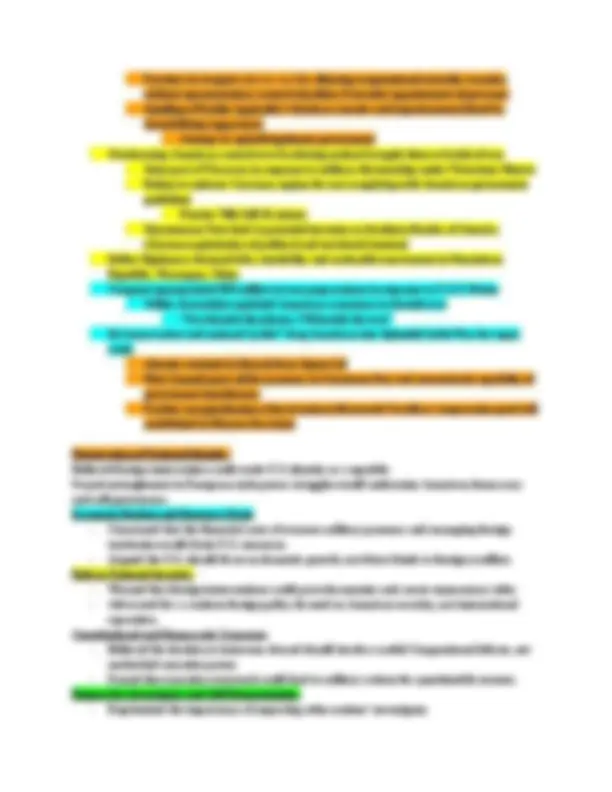 WWI Debate Points (APUSH Unit 7) | Schemes and Mind Maps History | Docsity