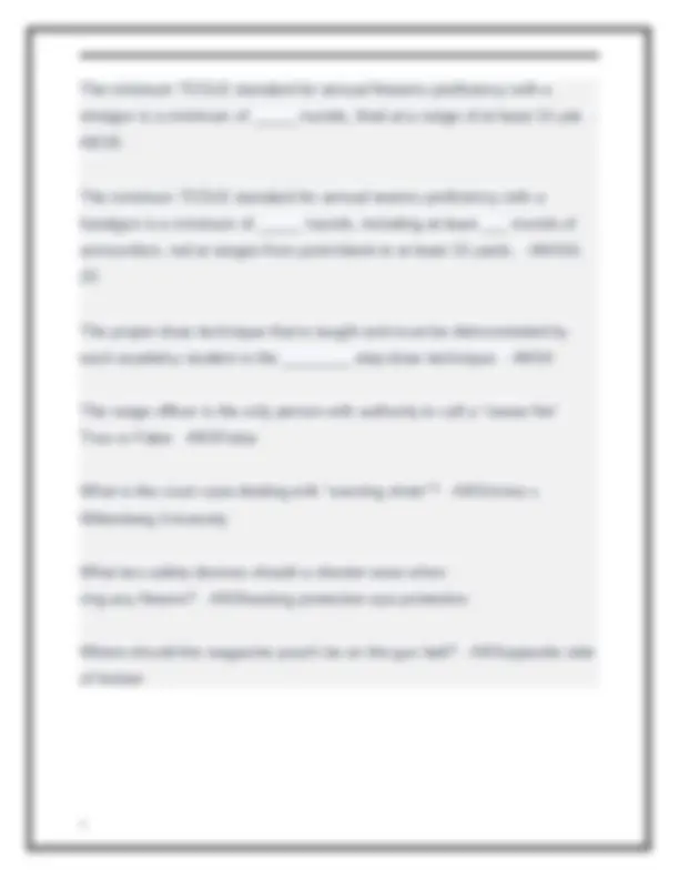 Firearms Exam Latest Edition 2025-2026. Questions & Verified Answers ...