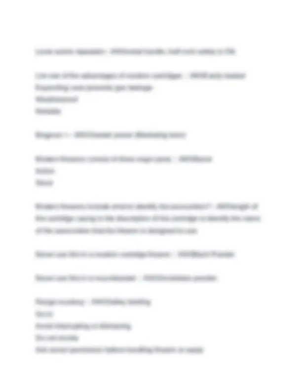 CANADIAN FIREARMS SAFETY COURSE TEST QUESTIONS &CORRECT DETAILED ...