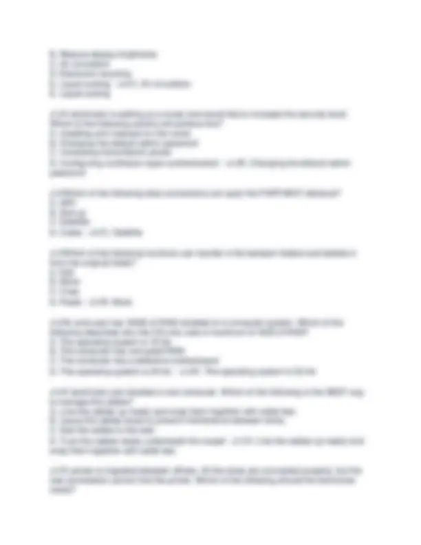 IT Fundamentals Exam Questions and Solutions 2025/2026 | Exams ...