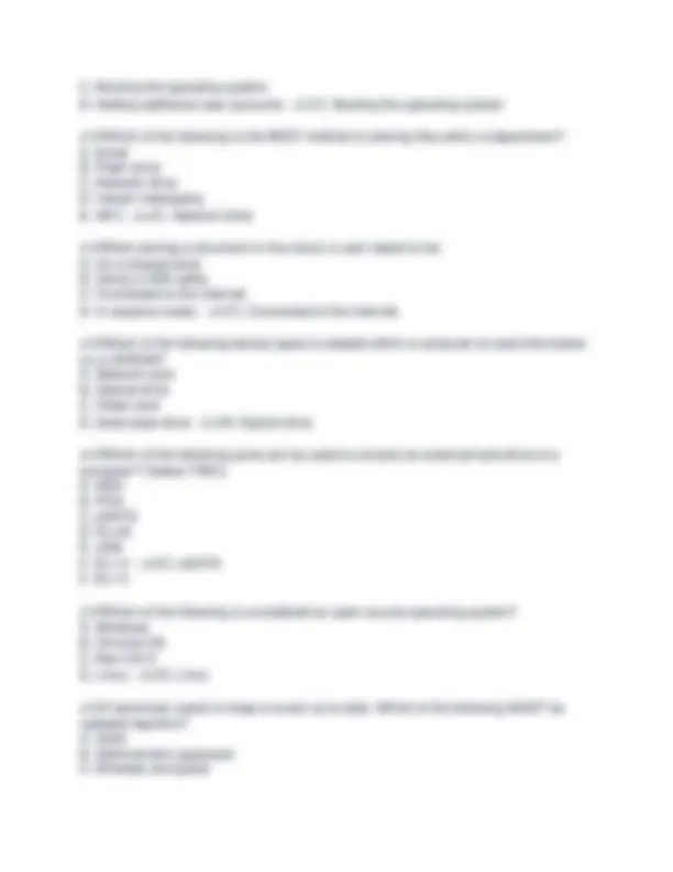 IT Fundamentals Exam Questions and Solutions 2025/2026 | Exams ...