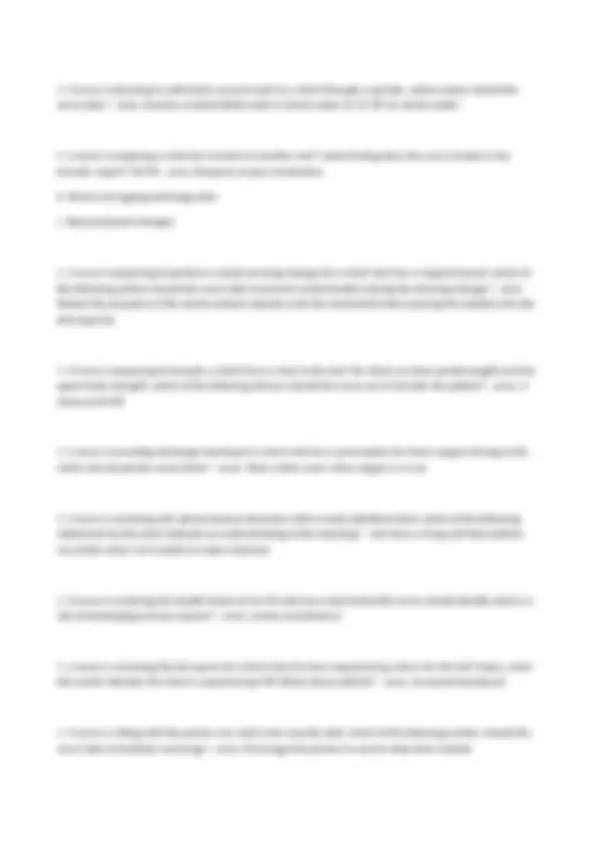 Capstone Fundamentals Assessment.odt | Exercises Nursing | Docsity