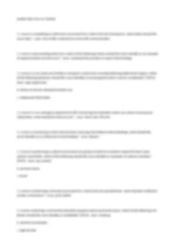 Capstone Fundamentals Assessment.odt | Exercises Nursing | Docsity