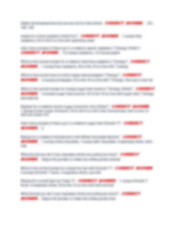 7 brew barista test [ACTUAL EXAM] LATEST VERSION [QUESTIONS AND ANSWERS ...