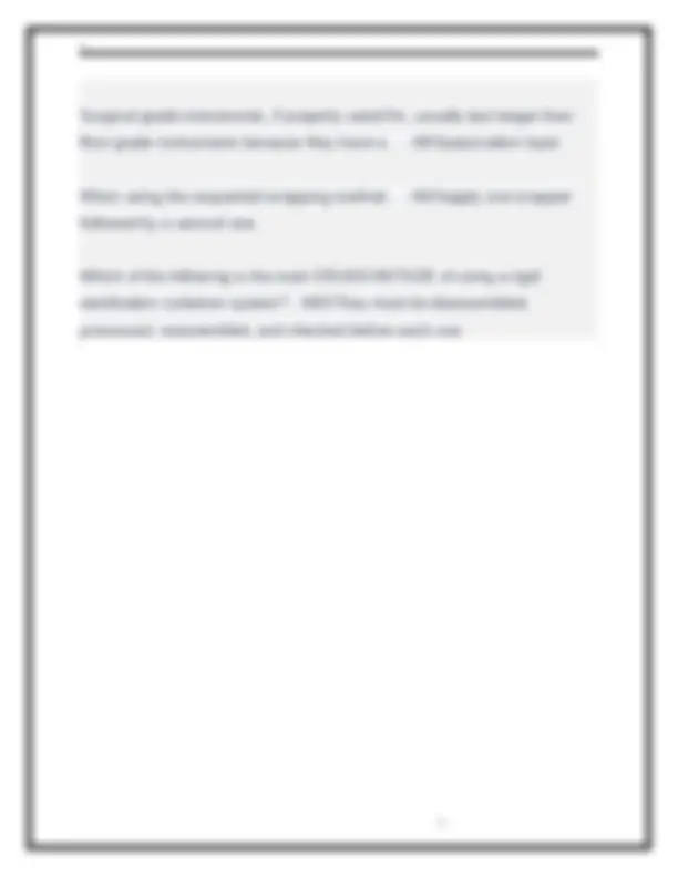 CBSPD Preparation and Handling Test 2025-2026. Questions & Correct ...