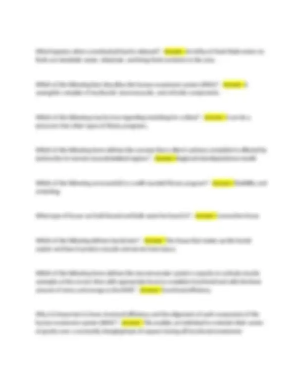 NASM Stretching & Flexibility Comprehensive Questions (Frequently ...