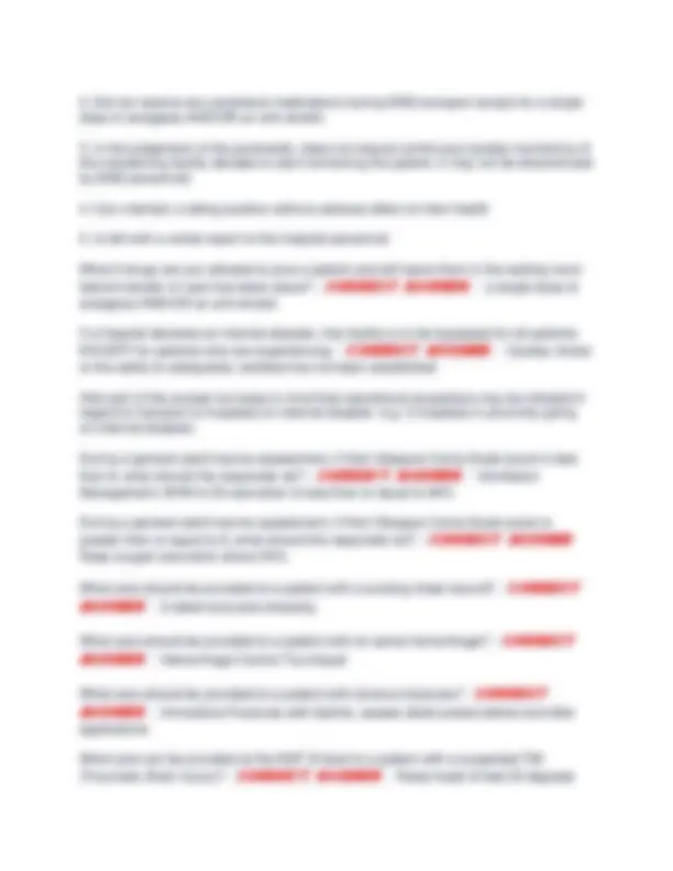 SNHD Protocols [ACTUAL EXAM] LATEST VERSION [QUESTIONS AND ANSWERS ...
