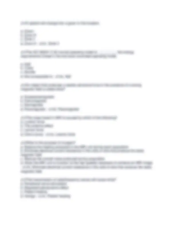 MRI Safety Test Questions and Solutions | Exams Magnetic Resonance ...