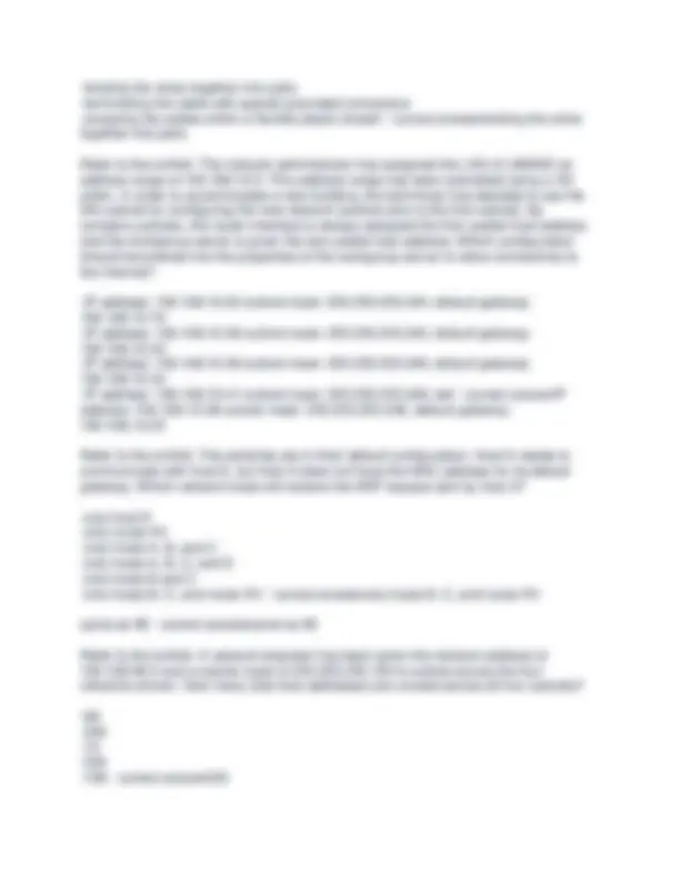 CCNA 1 V7 Final Exam Questions And Answers Correct 2025 | Exams Internet and Information Access ...