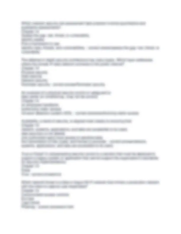 Networking Final Exam Questions With Correct Answers 2025 | Exams Network security | Docsity