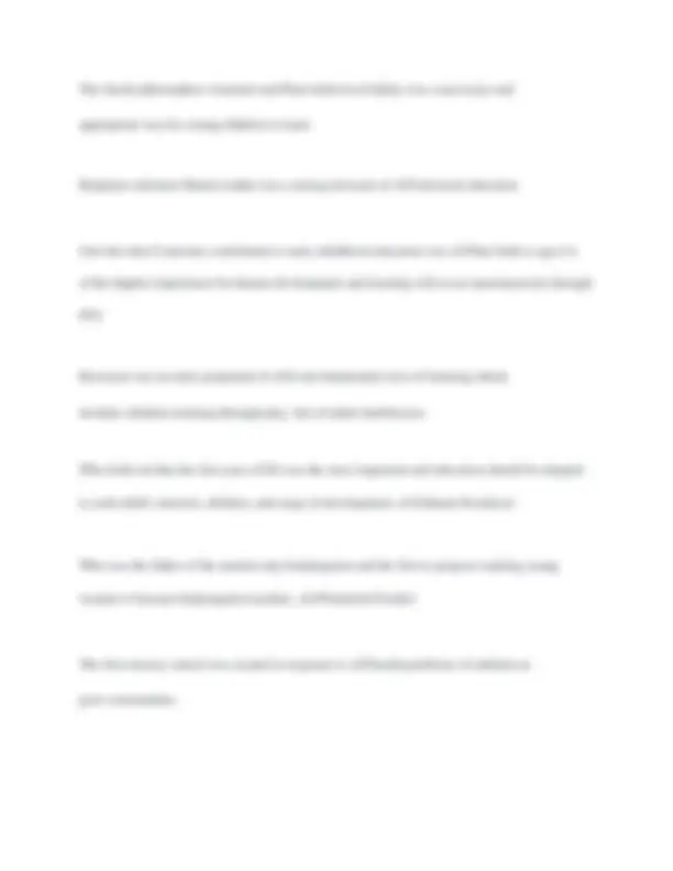 Early Childhood Education History Exam Q&A | Exams Nursing | Docsity