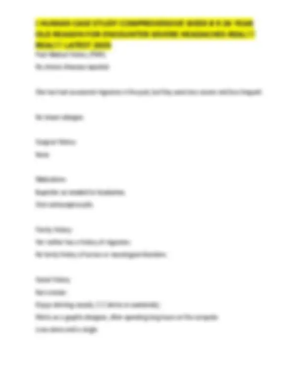 Migraine Case Study: Diagnosis and Treatment Plan | Exams Integrated ...