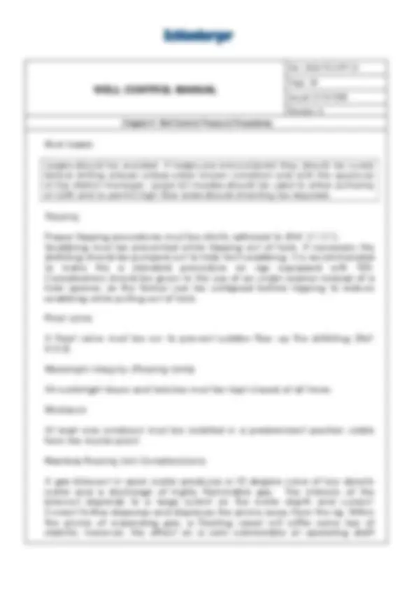 Well Control Procedures: Managing Mud Weight and BOP Systems ...