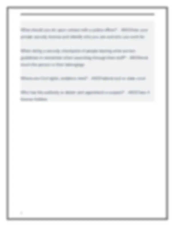 Kcpd private security Test Questions and Correct Verified Answers ...