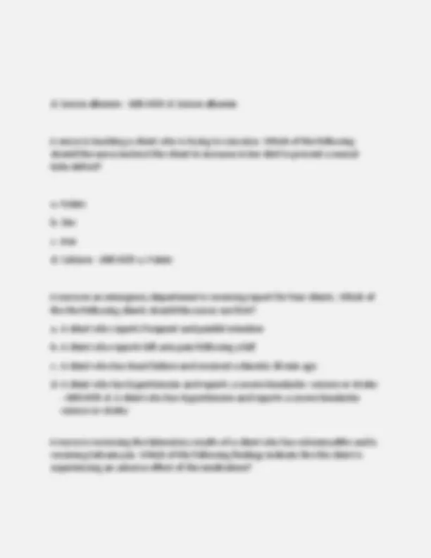 VATI Predictor Green Light Exam – Graded A+ Study Guide 2025/2026 | Exams Nursing | Docsity