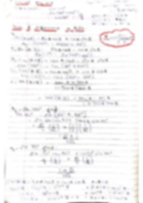 Handwritten easy summarised notes | Cheat Sheet Physics | Docsity