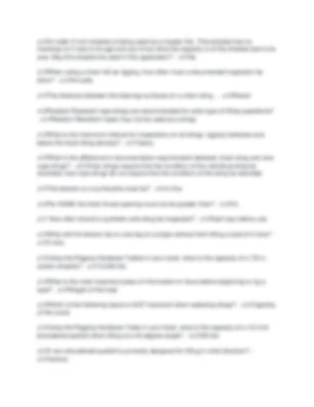 ADVANCED RIGGING TEST PAPER 2025 QUESTIONS WITH ANSWERS GUARANTEE A+ ...