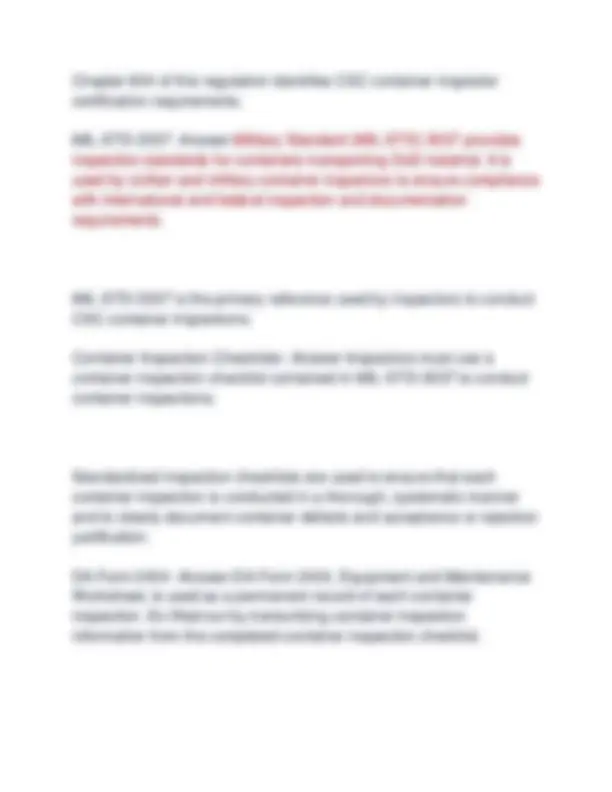 Intermodal Container Inspection and Certification: Standards and ...