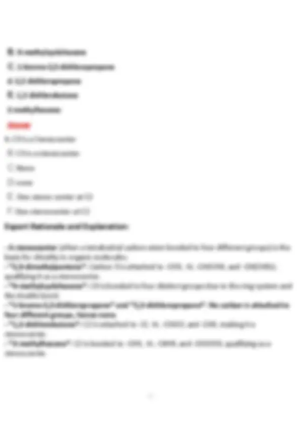 CHEM 219 Module 3 Exam (2025) – Principles of Organic Chemistry – Portage Learning | Exams ...