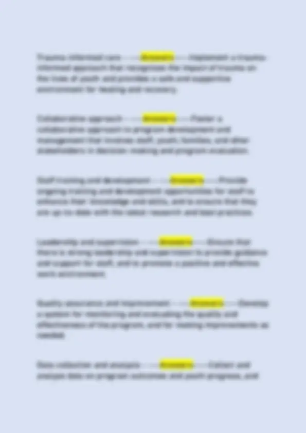 STRTP UPDATED EXAM QUESTIONS AND CORRECT ANSWERS | Exams Nursing | Docsity