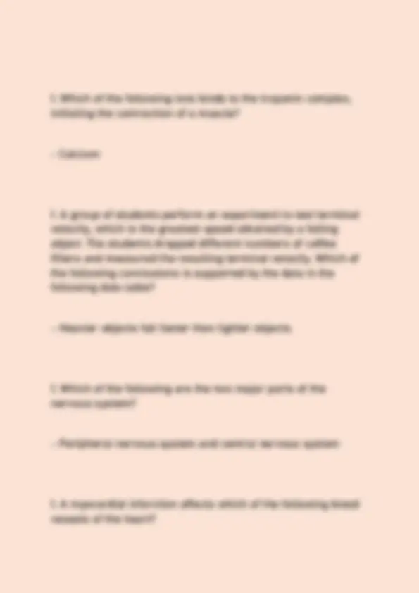 SCIENCE SECTION TEAS EXAM (TRISTINE) NEWEST ACTUAL 2025/2026 FLASHCARDS ...