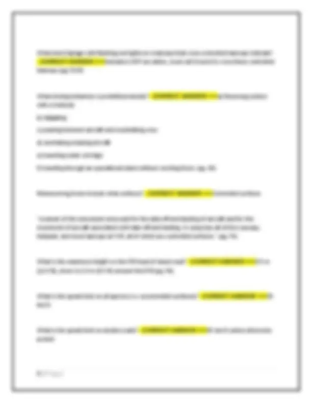 YVR D-AVOP Exam Prep: Airside Driving Theory Questions & Answers (2025) | Exams Nursing | Docsity