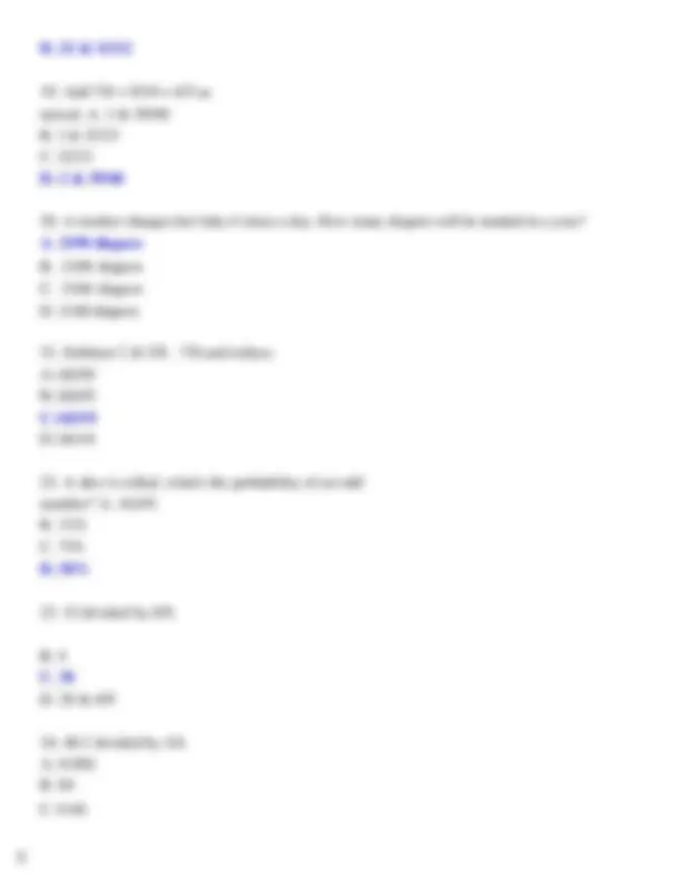 HESI A2 MATH VERSION 1 | 2025 Exam with Actual Questions & 100% Correct ...