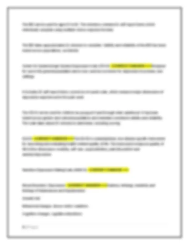 PMHNP NR FINAL STUDY GUIDE ACTUAL EXAM TEST COMPREHENSIVE QUESTIONS AND ...