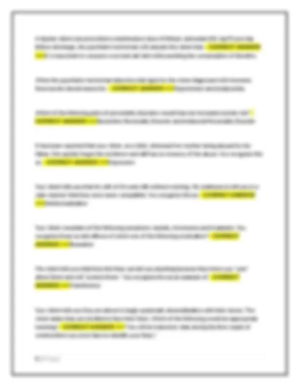 CAPT Psych Tech Review EXAM ACTUAL EXAM + QUESTIONS AND CORRECT ...