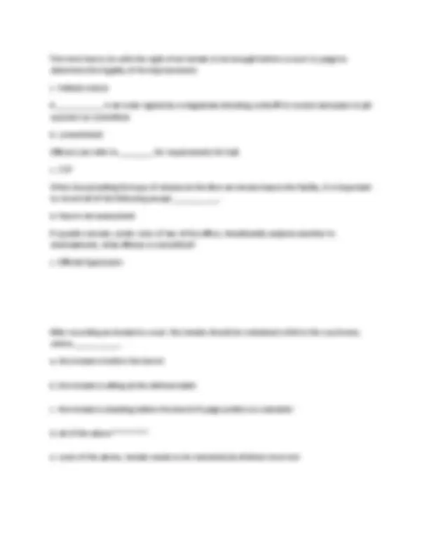 TCOLE JAILER LATEST FINAL EXAM UPDATED FOR ACTUAL QUESTIONS WITH ...