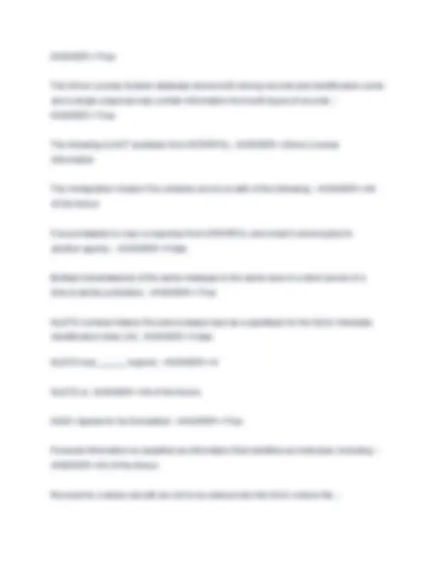 TCIC/TLETS FULL ACCESS RECERTIFICATION NEWEST ACTUAL EXAM | Exams ...