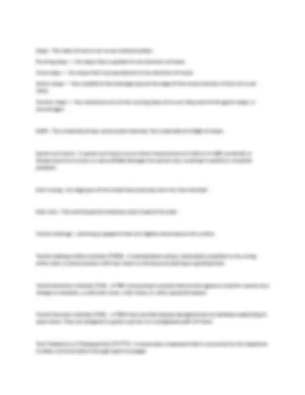 RHFAC Glossary | Questions And Answers Latest { - } A+ Graded ...