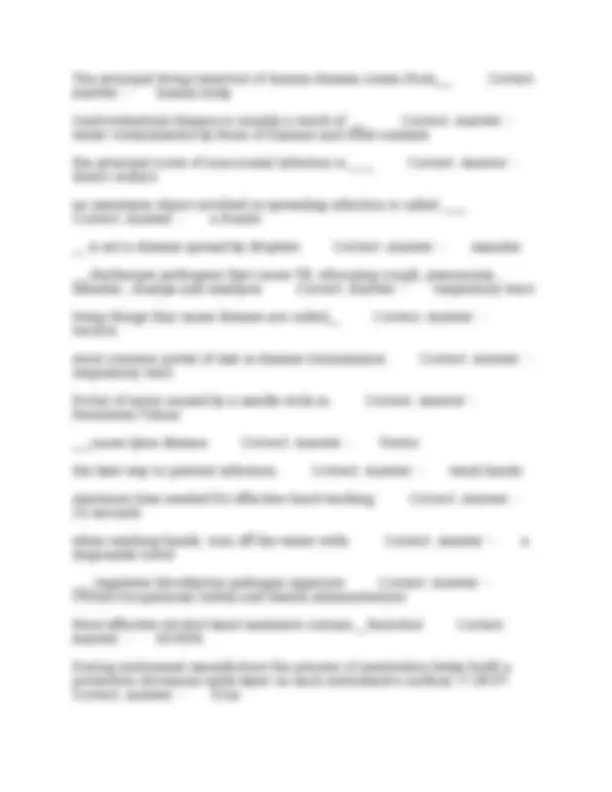 CBSPD FINAL EXAM – QUESTIONS AND ANSWERS | Exams Public Health | Docsity