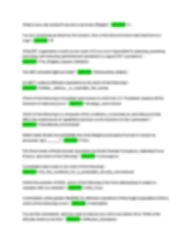 Army Doctrine and Leadership: CCC Module 4 Post Test Exam 2024-2025 ...