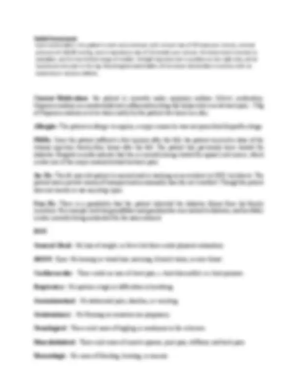 CHRONIC BACK PAIN I-HUMAN CASE STUDY 2025 | Assignments Nursing | Docsity