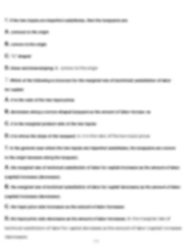 Economics Exam 2 Questions and Answers | Exams Economics | Docsity