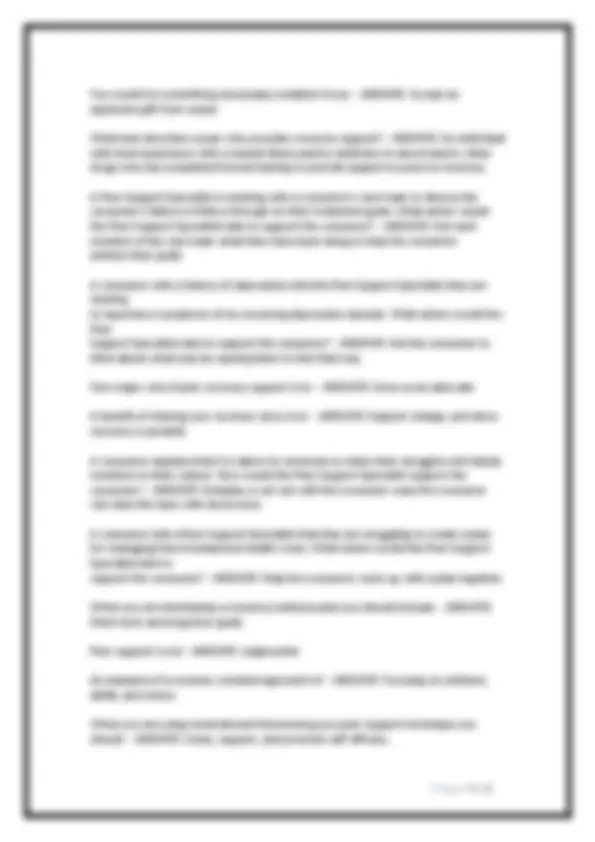 Peer Support Specialist Certification Exam Questions and Correct ...