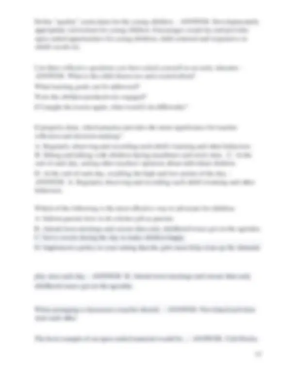 CDA Exam Prep: 150+ Questions and Answers for Early Childhood Education | Exercises Nursing ...