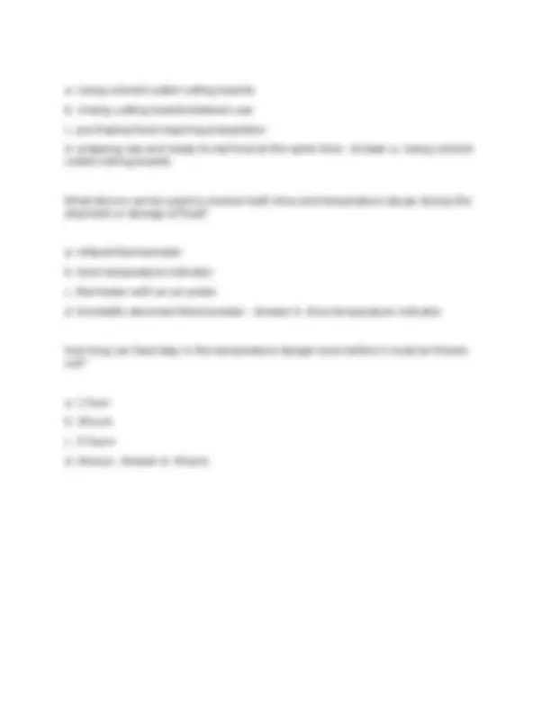 7th Edition ServSafe Manager chapter 4 Questions and Answers solved ...