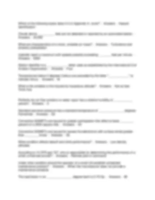 DRONE EXAM QUESTIONS AND ANSWERS | Exams Social Sciences | Docsity