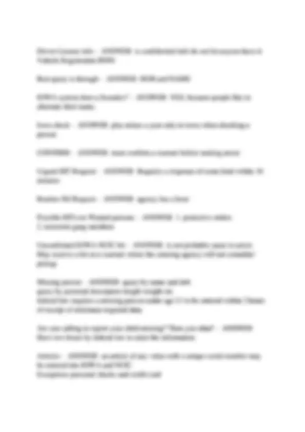 NCIC Certification Exam Study Guide: System Security and Regulations ...