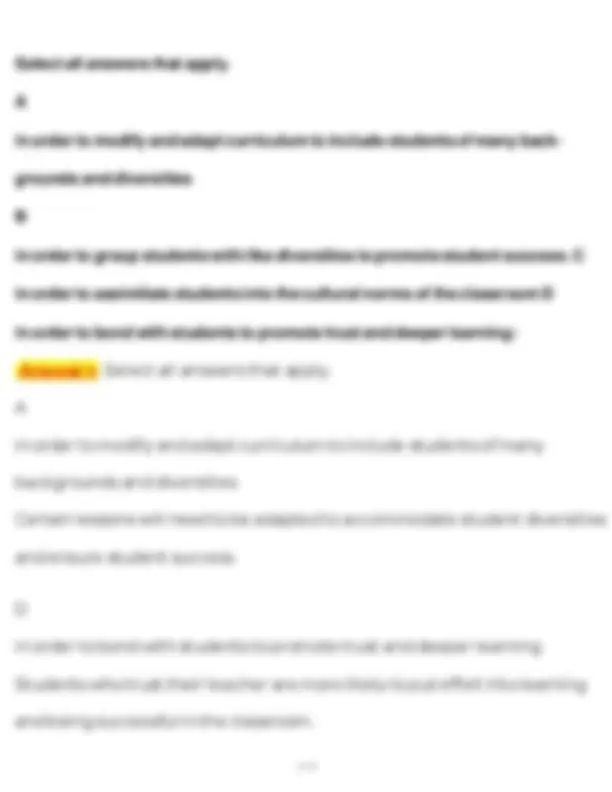 FTCE Professional Education Exam Questions and Answers (2025 / 2026) (Verified Answers) | Exams ...