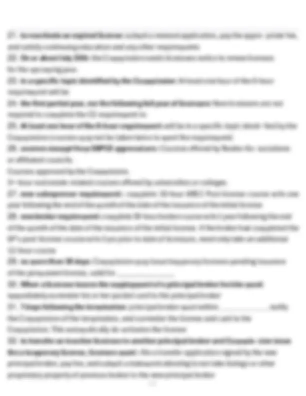 Arkansas Real Estate Exam Study Guide: 350 Q&A | Exams Nursing | Docsity