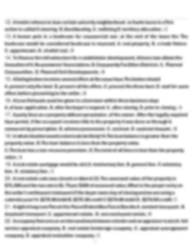 Arizona Real Estate Practice Exam – Verified Questions and Answers 2025 ...