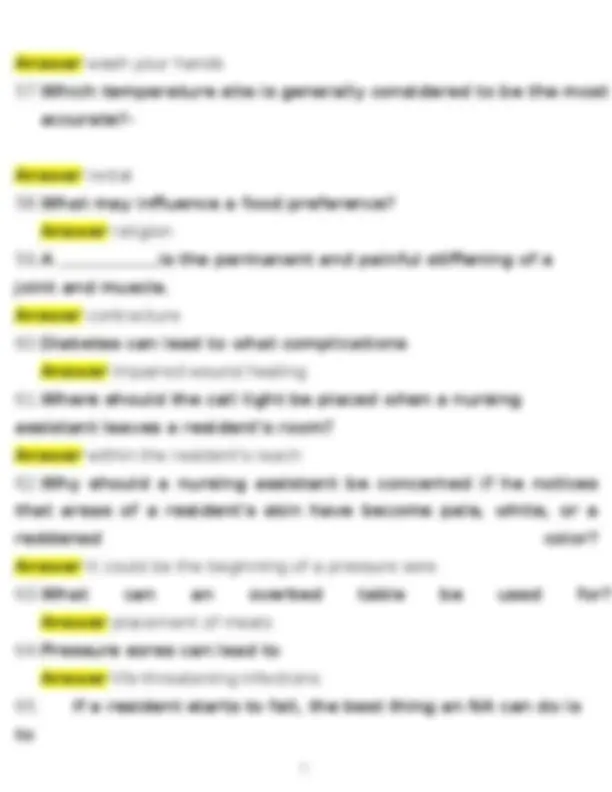CNA Practice Exam Latest 2025 Actual Questions and Verified Answers ...